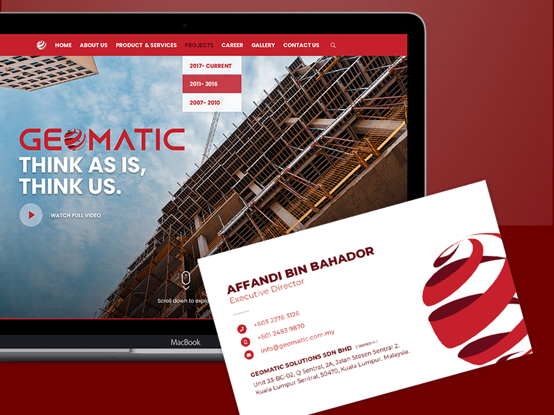 Corporate Website Design Portfolio | Malaysia Web Design Projects | UNO.com.my